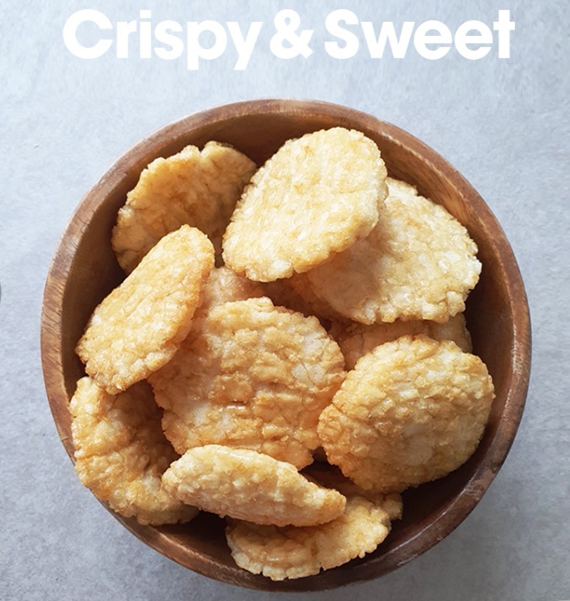 พร้อมส่ง ขนมเกาหลี Honey Snow Flower Rice Cracker ขนมข้าวอบกรอบรส ...