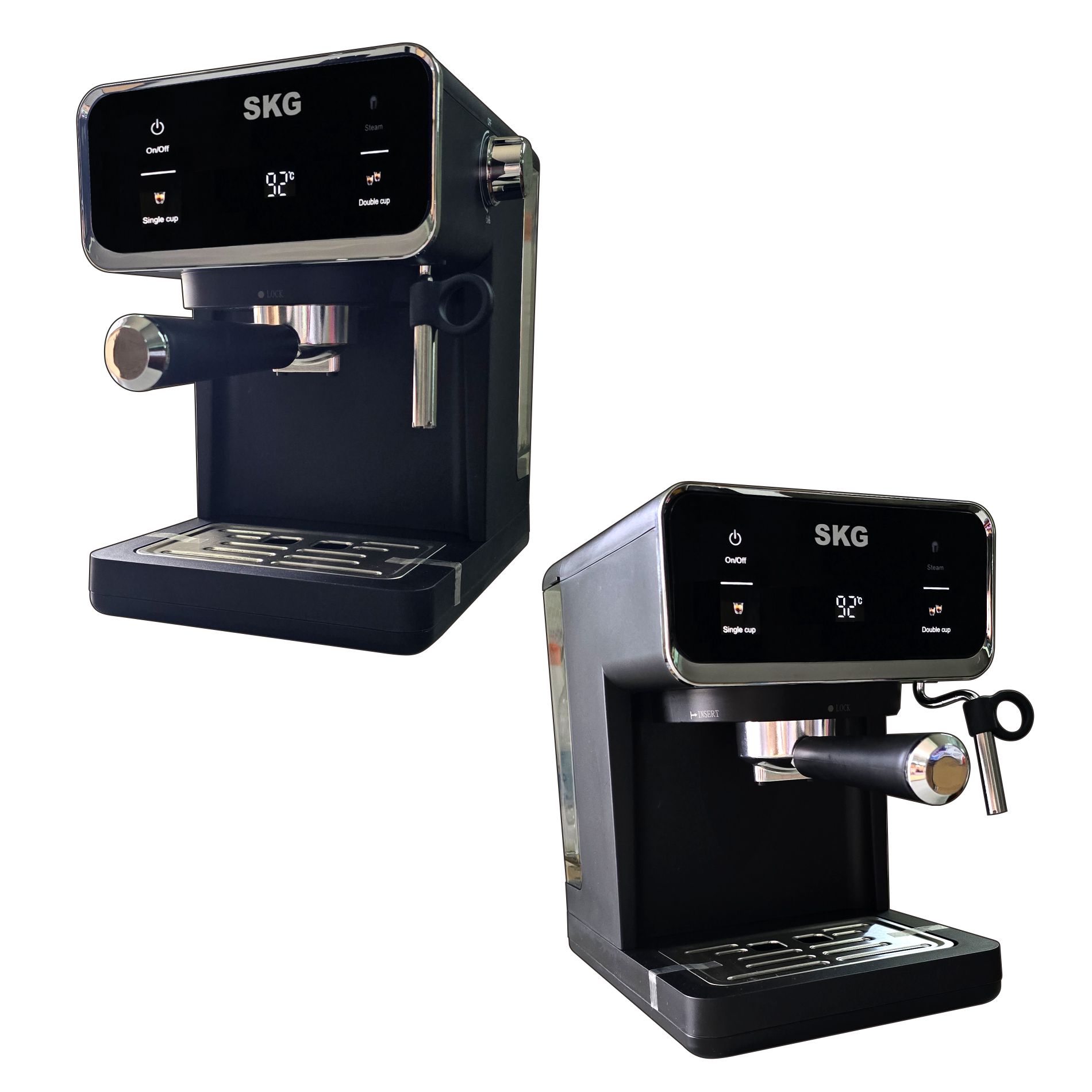 SKG เครื่องชง กาแฟสด 1050W จุน้ำ1.6ลิตร แรงดัน20บาร์ หน้าจอปุ่มสัมผัส รุ่น SK-1207 สีดำ ฟรี ถ้วย ...