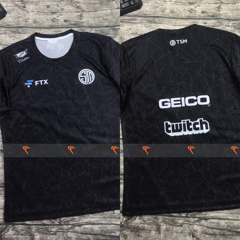 Esports TSM Pro Jersey Game T-shirt In Black 2022 | Lazada PH