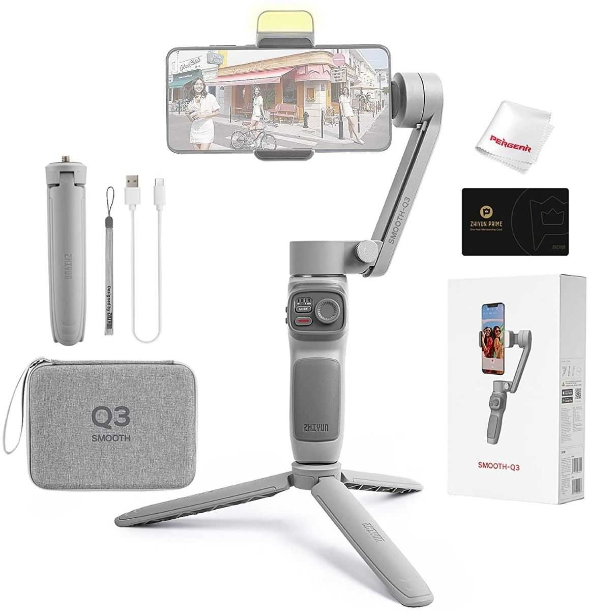 ไม้กันสั่นขนาดเล็ก Zhiyun Smooth Q3 Combo Set - item better - ThaiPick