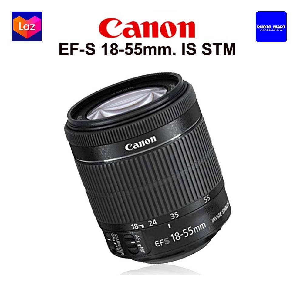 Canon Lens EF-S 18-55 mm. IS STM รับประกัน 1ปี - PHOTOMART - ThaiPick
