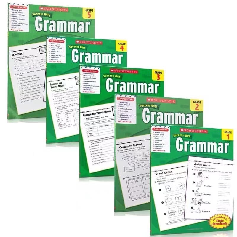 Scholastic success with grammar, Grade1-5 - kidsbookcm - ThaiPick