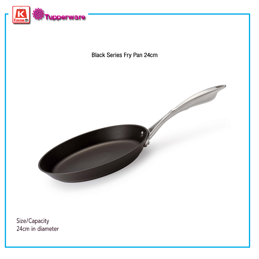 ภาชนะทำอาหาร Tupperware Tupperchef Black Series Fry Pan 24cm | Lazada.co.th