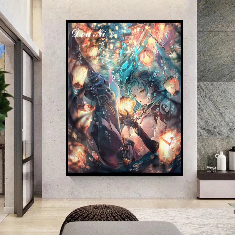 Genshin Impact Xiao Game Characters Diamond Painting Mosaic Hot Anime ...