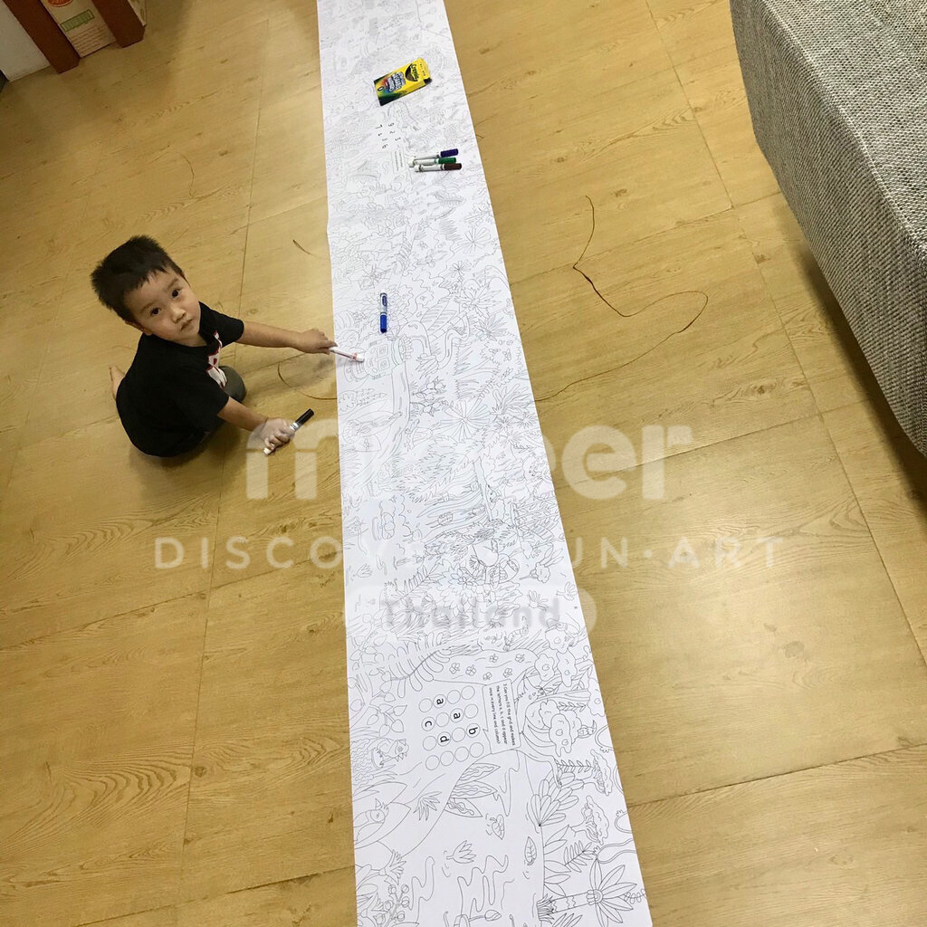 Mideer มิเดียร์ Giant coloring roll ม้วนกระดาษระบายสี - Mideer - ThaiPick