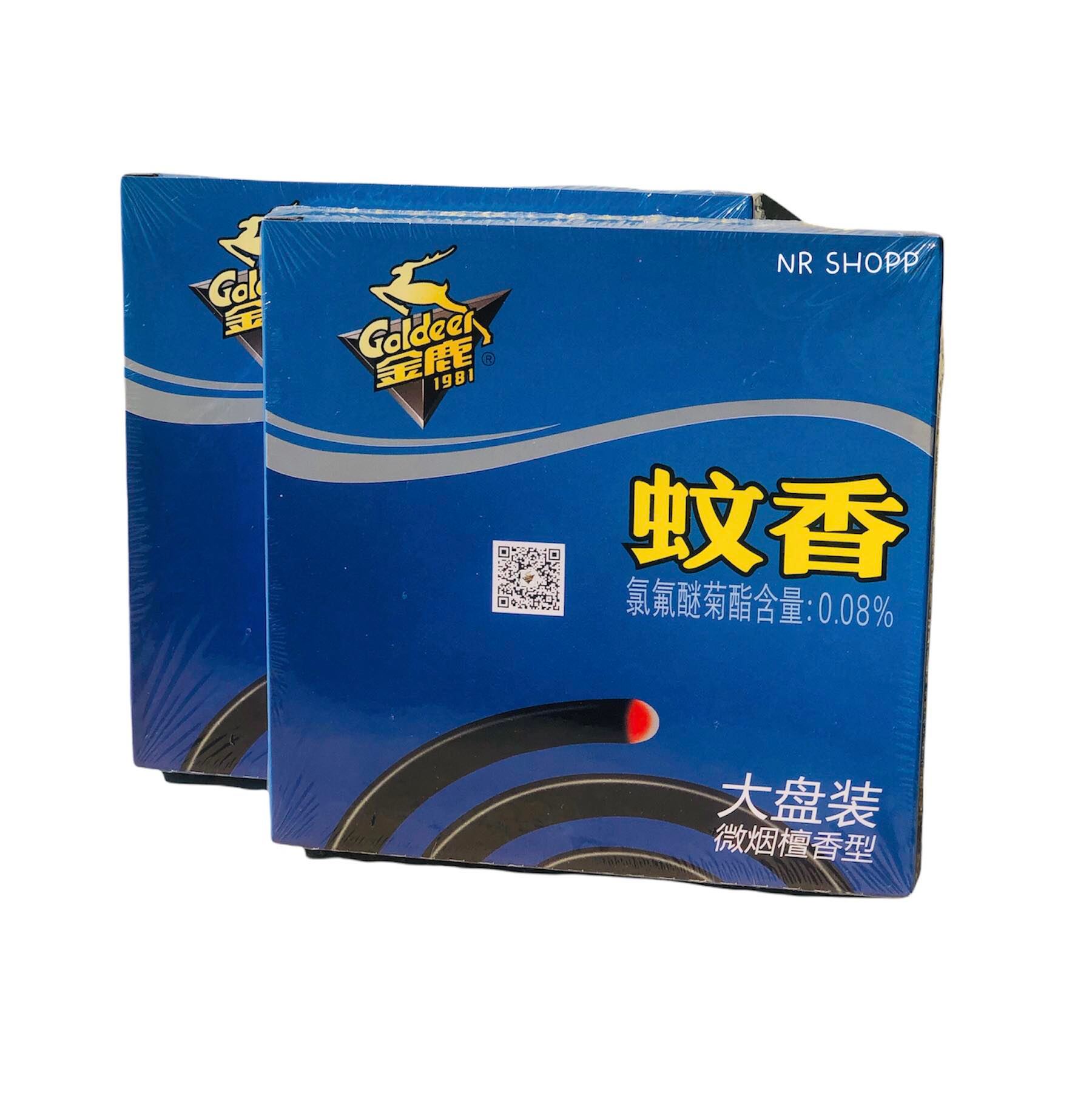 กวางทอง Goldeer (ยกลัง60กล่อง) ชนิดแบบขด กล่องสีน้ำเงิน ไร้ควัน ใช้ดี ...