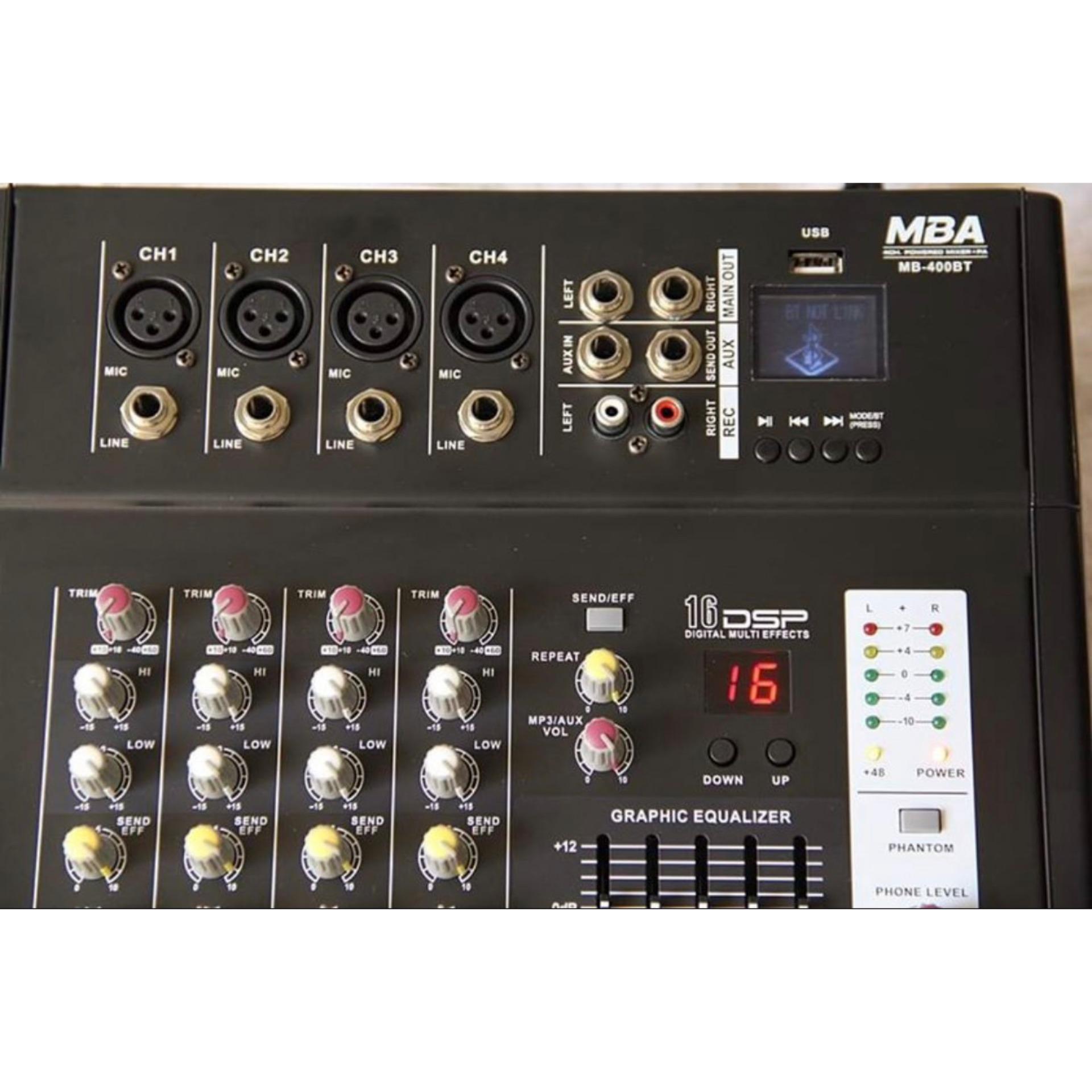 MBA Power mixer MB-400BT USB ( 4 channel ) - A.T SHOP - ThaiPick