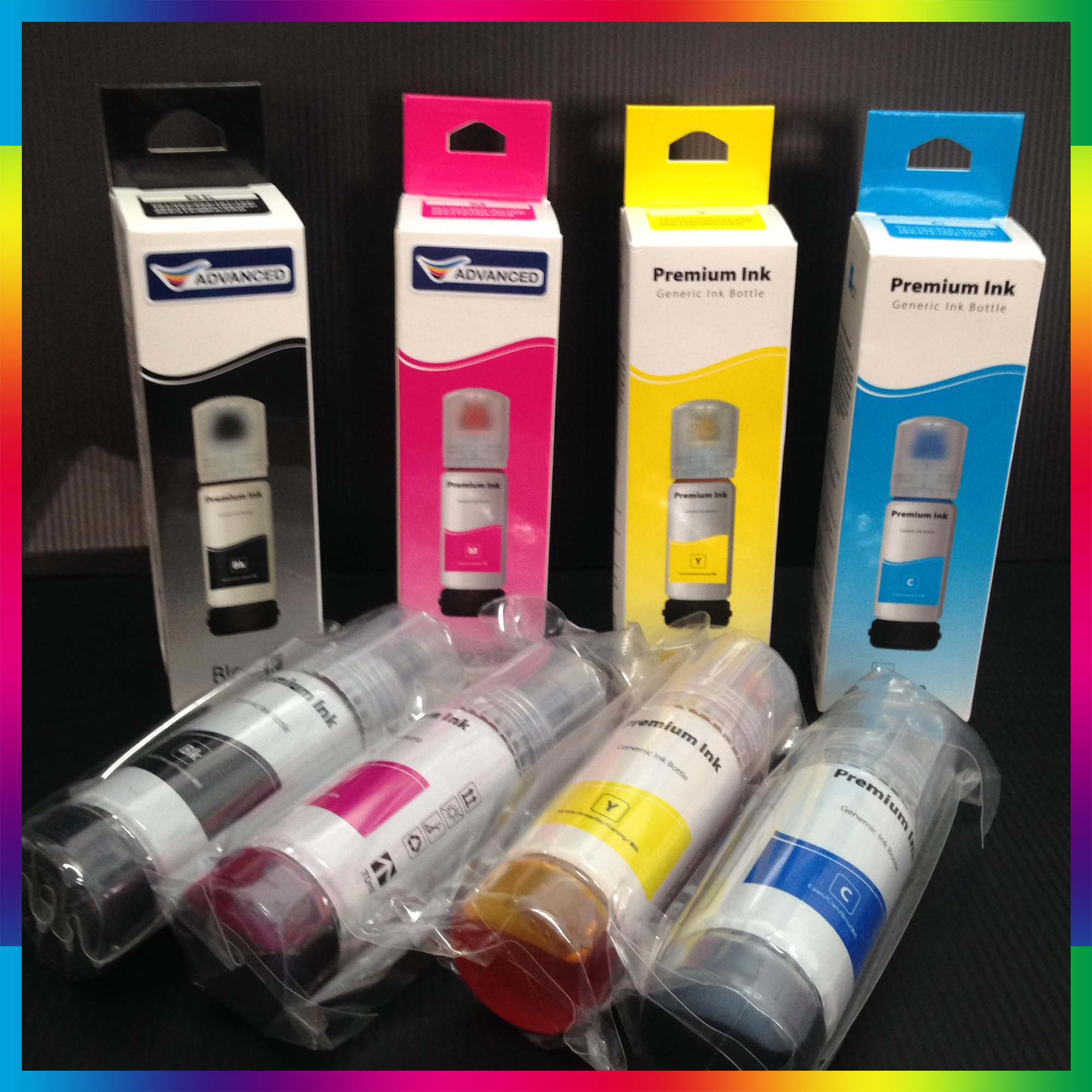 หมึกเติม #003 "จัดส่งฟรี !!!" หมึกพิมพ์สำหรับปริ้นเตอร์ EPSON สำหรับ ...