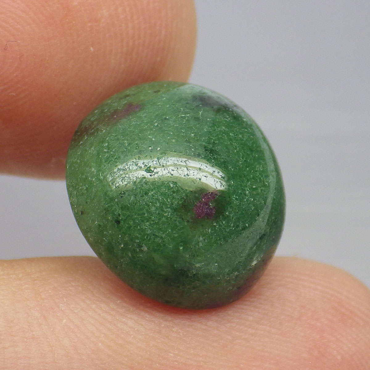 พลอย ซอยไซต์ ธรรมชาติ ดิบ แท้ ( Unheated Natural Ruby Zoisite ) น้ำหนัก 12.06 กะรัต - Metee G ...