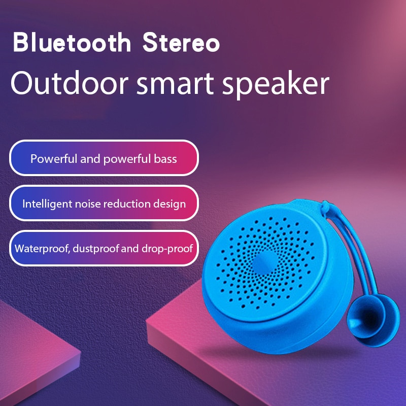Wireless Bluetooth Suction Cup Speaker Stereo Indoor Bluetooth Audio ...