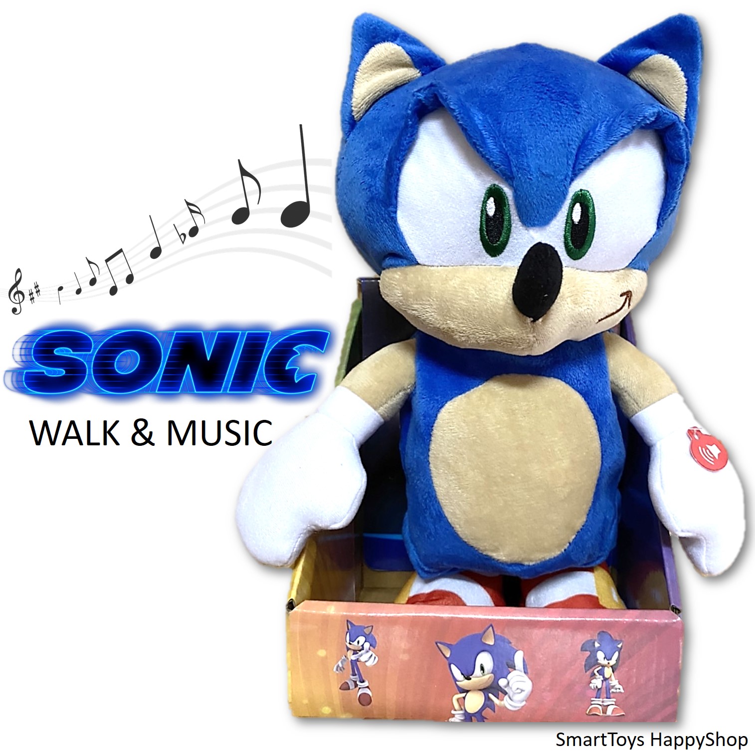SONIC The Hedgehog Walking Doll Special Edition ตุ๊กตาโซนิคผ้านุ่มสุด ...