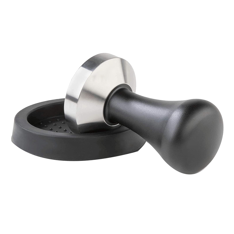 Coffee Tamper Set(51 mm),Espresso Stamp with Flat Stainless Steel Base ...
