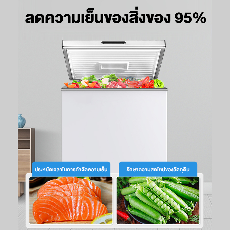 Tixx large capacity refrigerator 118L commercial and home freezer used ...