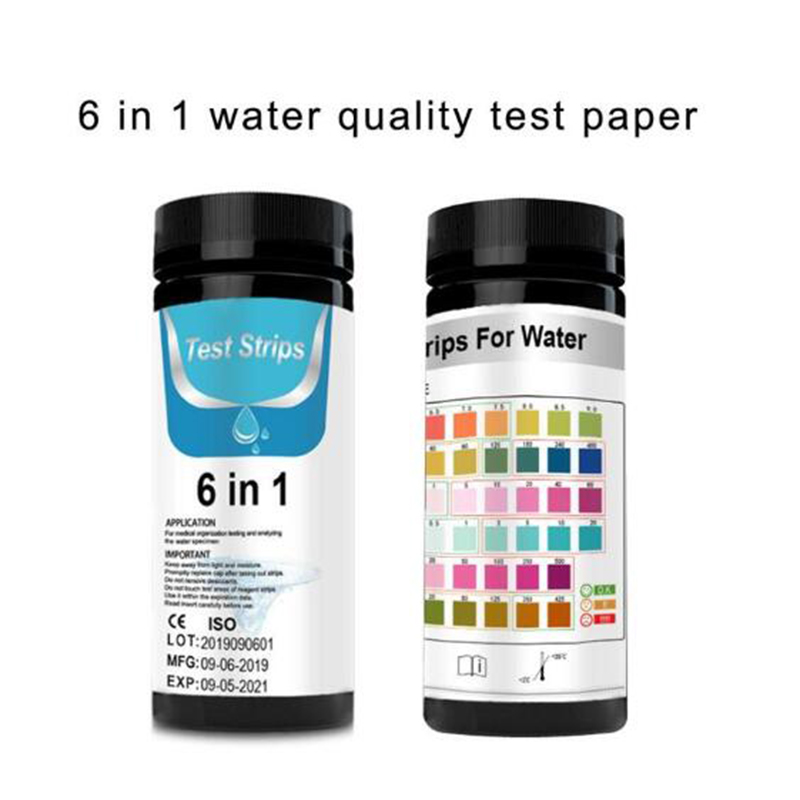 【blinngo】 50pcs 6 In 1 PH KH GH Nitrate Nitrite Aquarium Test Paper การ ...