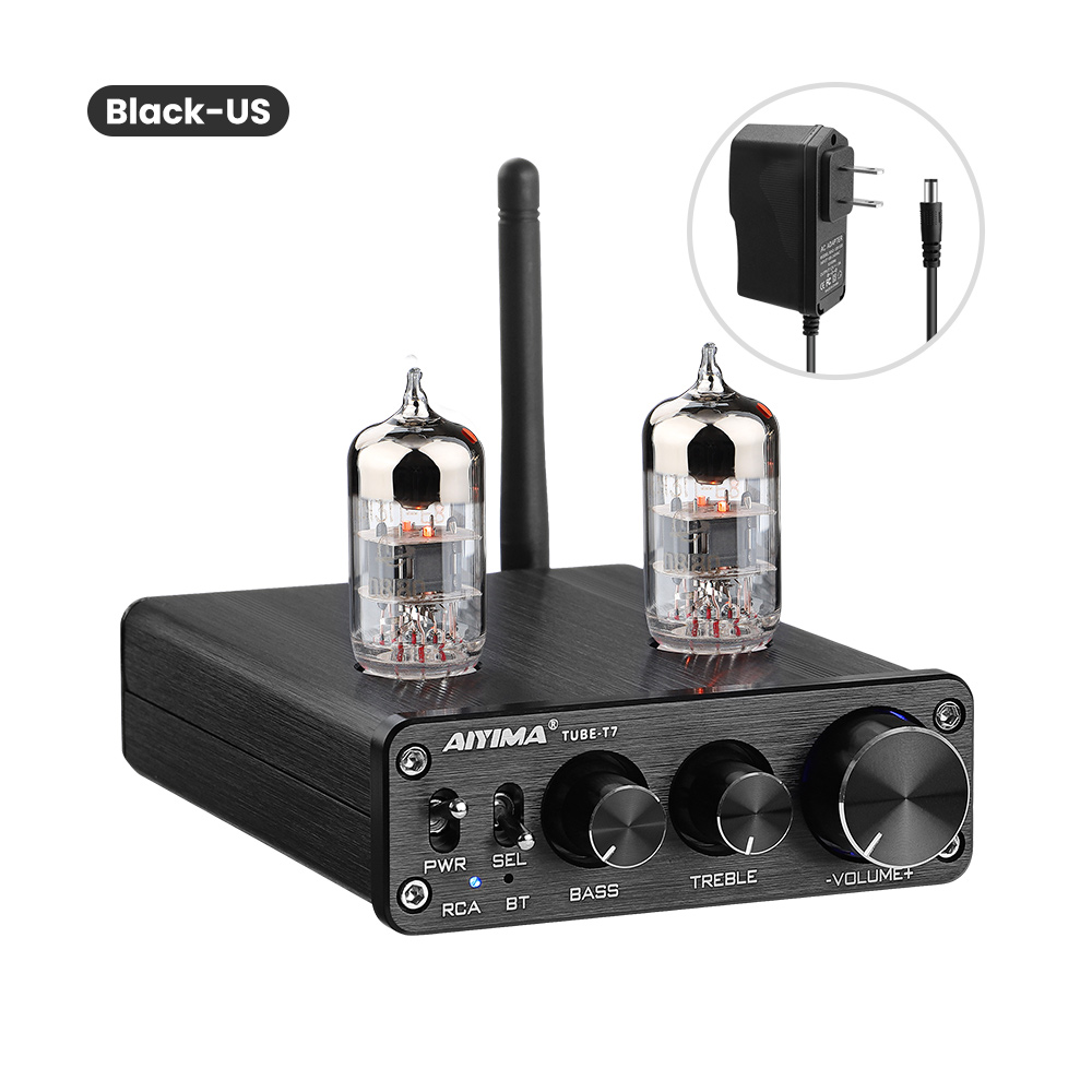 AIYIMA Bluetooth 5.0 6N3 Tube Amplifier Preamp Preamplifier HiFi Stereo Vacuum Bile Tube Preamp ...