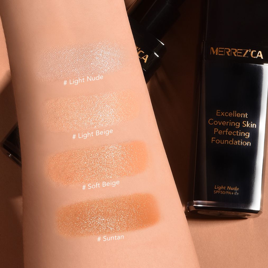 MERREZCA Excellent Covering Skin Perfecting Foundation SPF50PA รองพื้น ...