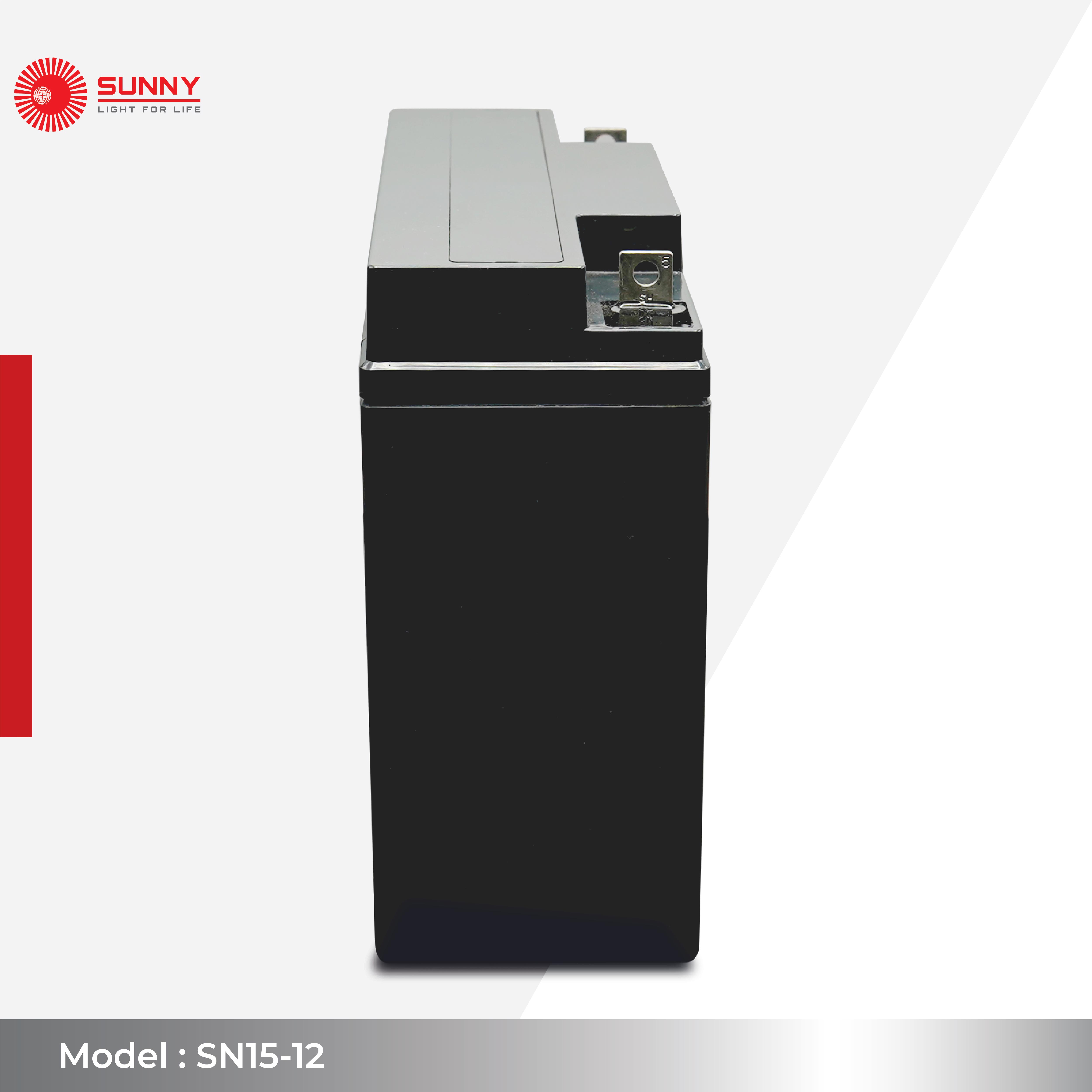 SUNNY เเบตเตอรี่เเห้ง SLA 12V 15Ah รุ่น SN15-12 Battery Sealed Lead ...