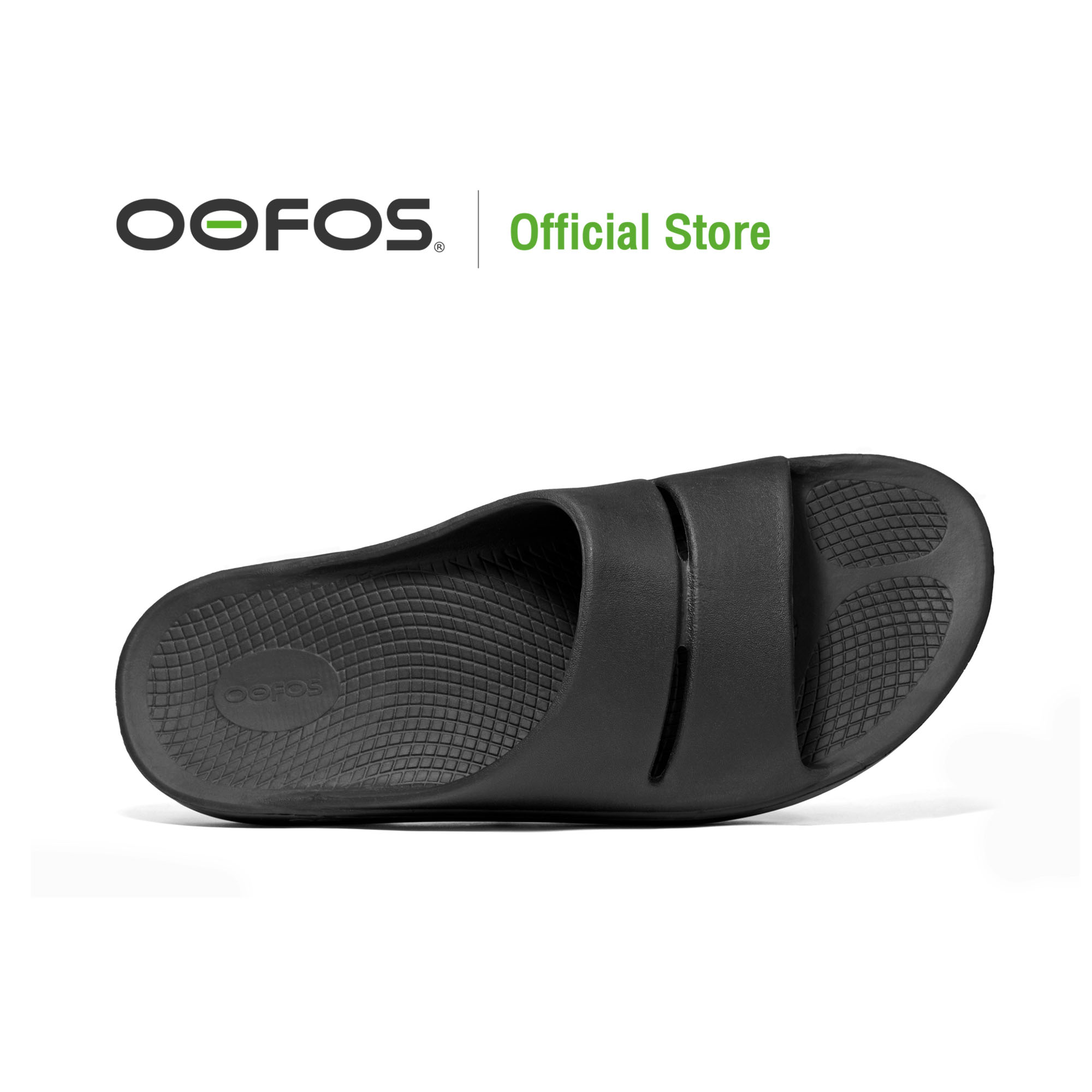 OOFOS Recovery Footwear รุ่น Ooahh Black (ดำ)-Unisex - OOFOS OFFICIAL ...
