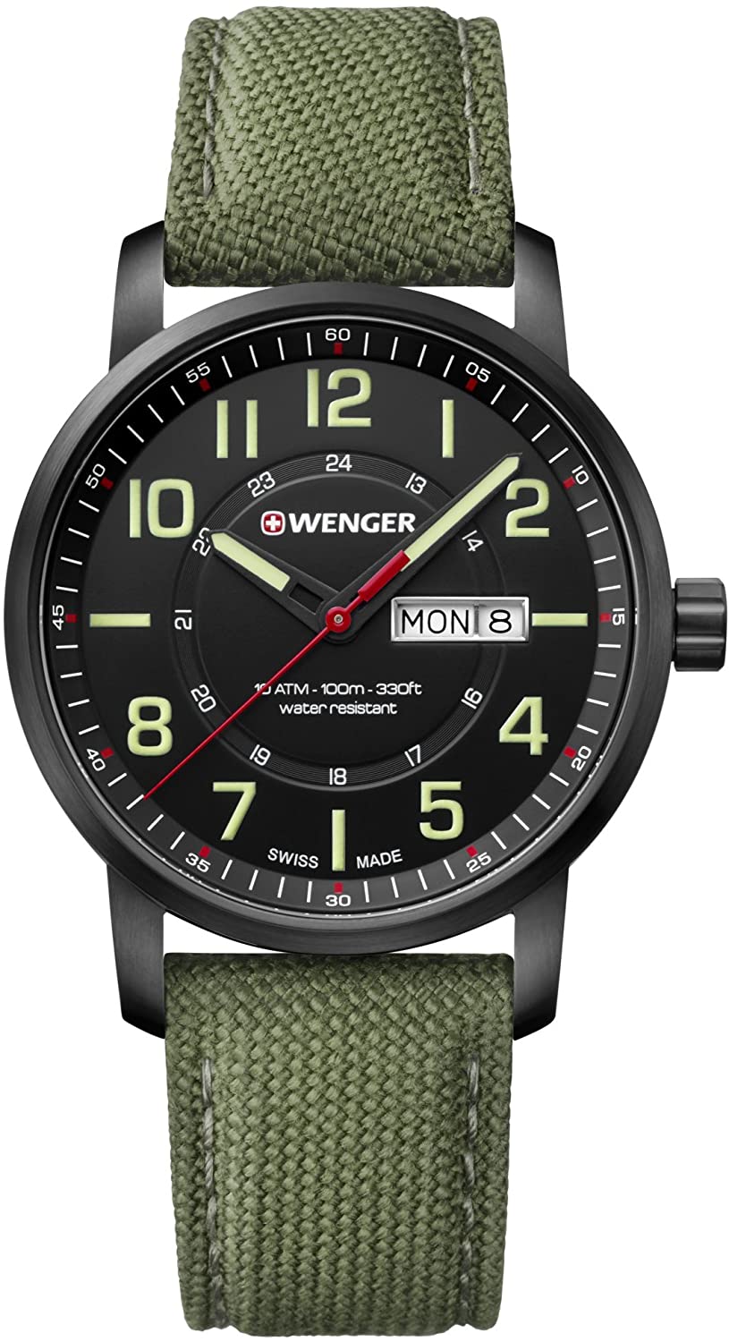 Hot Sale Wenger Men's Sport Stainless Steel Swiss-Quartz Watch with ...