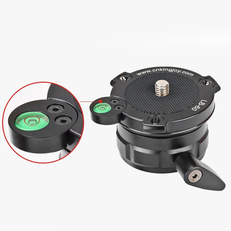 LB-60 Tripod Head Leveling Base Level Horizontal Adjustment Platform ...