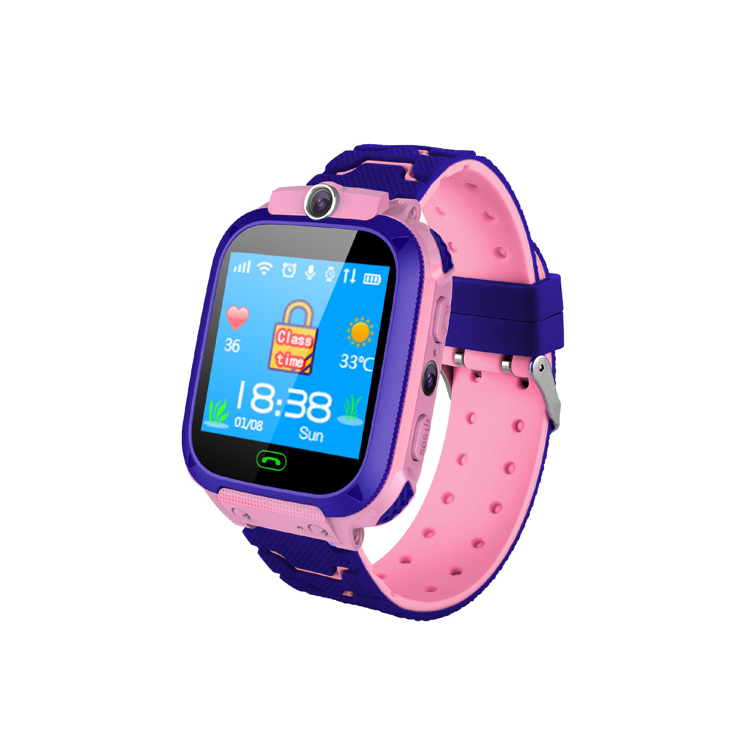 นาฬิกาเด็ก รุ่น Q19 / Q88 Smart Watch เมนูไทย ใส่ซิมได้ โทรได้ ภาษาไทย ...