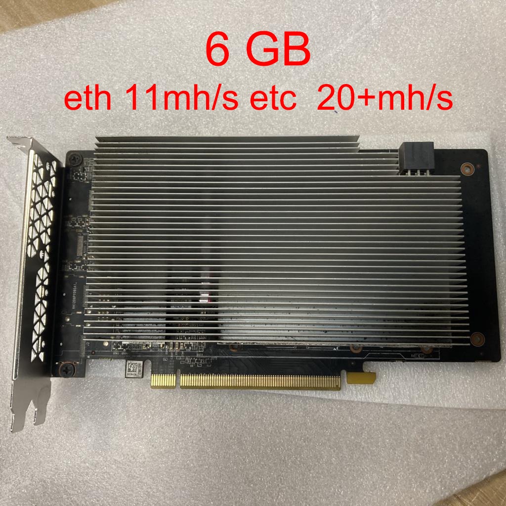 Zotac P106-90 การ์ดจอ 6GB GPU ETH 11mh/S GTX 1060 สําหรับการ์ดวิดีโอ ...