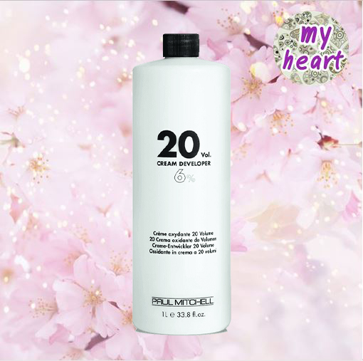 Paul Mitchell Cream Developer 1000 ml. ไฮโดรเยนที่ใช้ผสมกับสีผมและผงฟอก ...