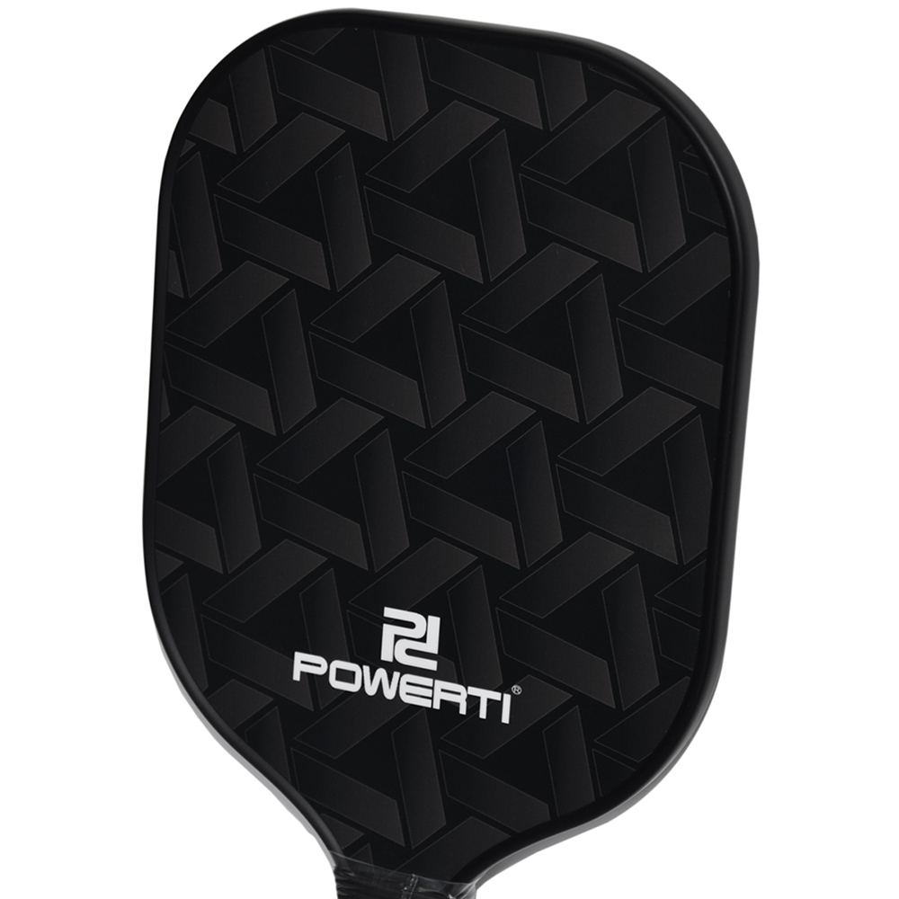 Pickleball Paddle and Ball Set Carbon Fiber Surface Pickle Ball Racket ...