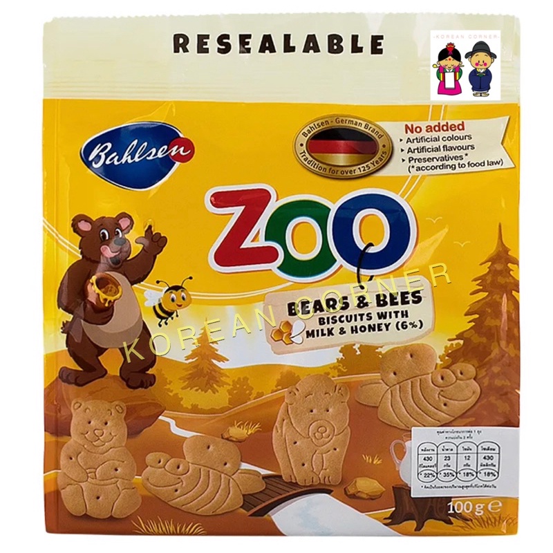 Biscuits Snacks Bears Bees Zoo from Germany - Korean Corner - ThaiPick