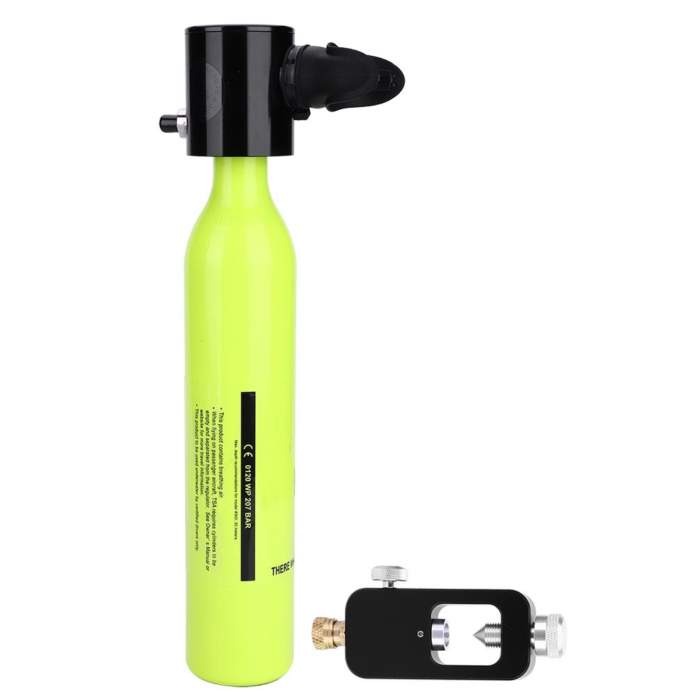 Scuba Tank Refill Adapter กระบอกออกซิเจนแบบพกพาพร้อมอะแดปเตอร์เติมถังดำ ...