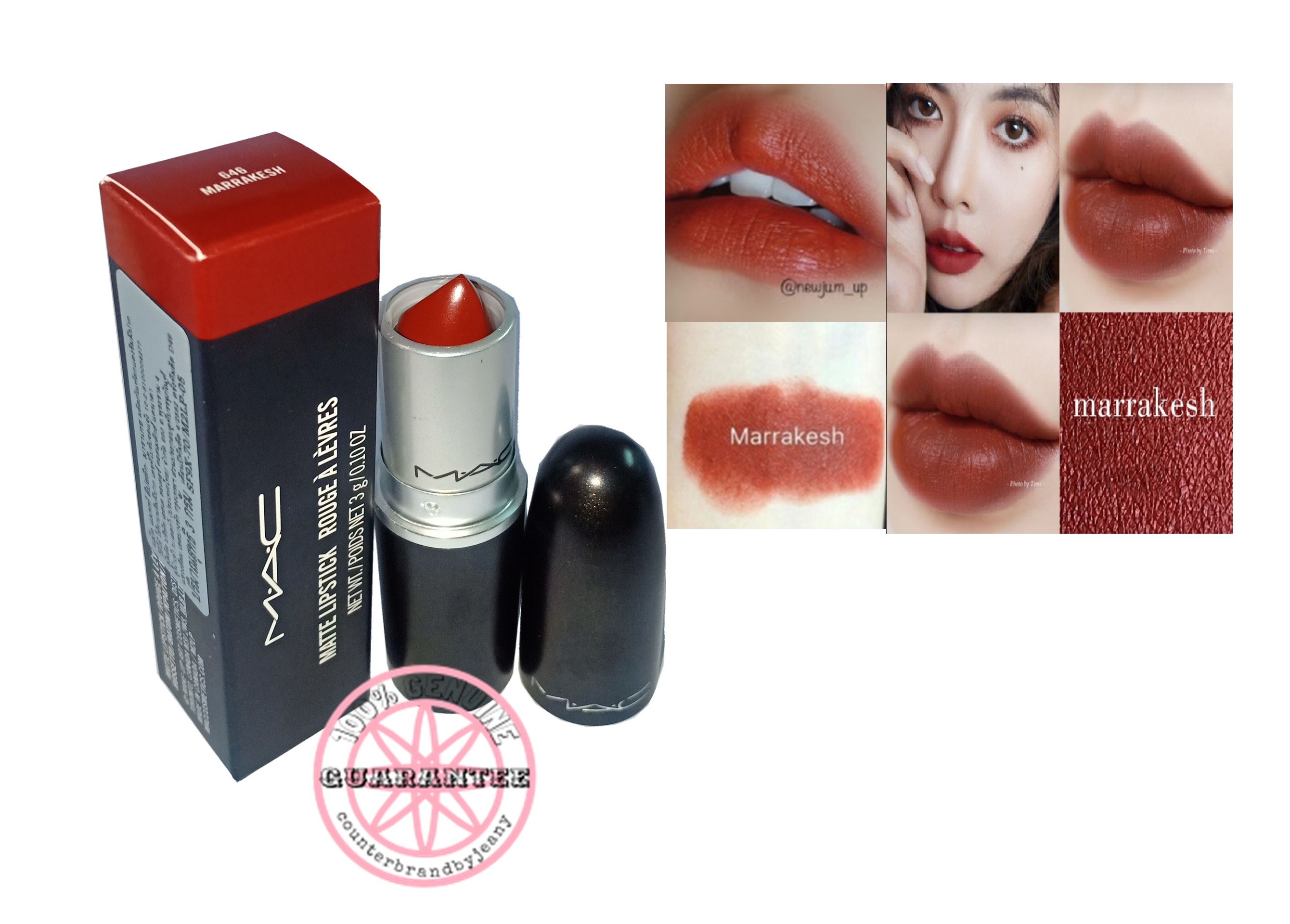 MAC Matte Lipstick 3g #MARRAKESH | Lazada.co.th