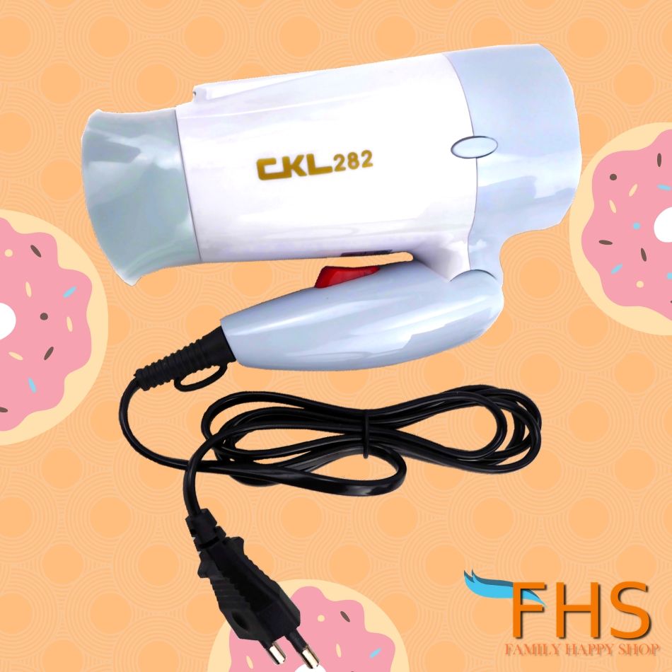 CKL-282ไดร์เป่าผม1200 วัตต์ไดร์เป่าผมขนาดพกพา (ขนาดเล็กแต่แรงร้อนไว) - Family happy shop - ThaiPick