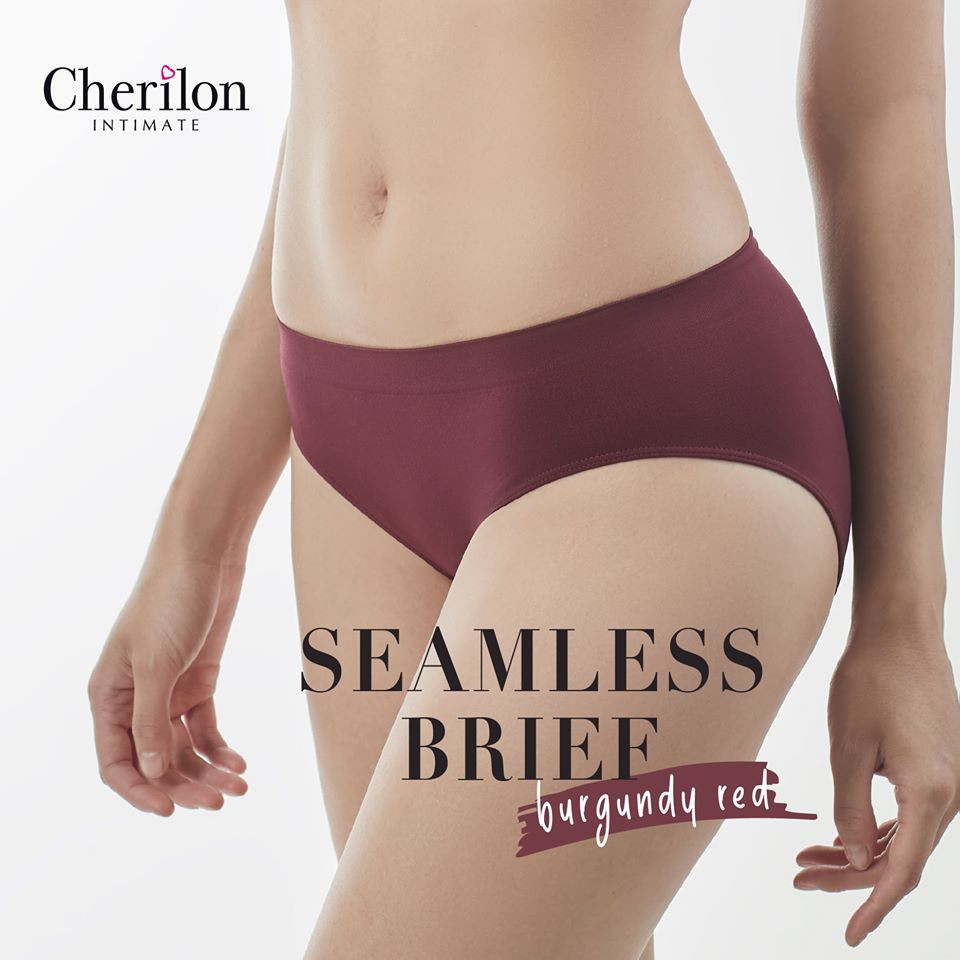 Cherilon Slim Bra เชอรีล่อน ชุดชั้นใน เสื้อใน กางเกงใน ไร้ตะเข็บ สีแดง (ขายแยกชิ้น) NIC-TSBRA7 ...