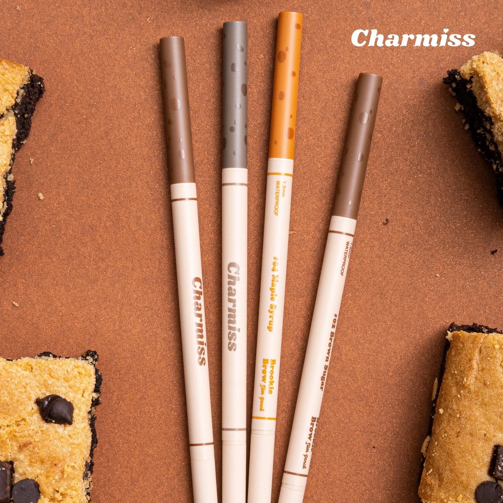 Charmiss Brookie Brow Slim pencil ดินสอเขียนคิ้วติดทน กันน้ำ เขียนง่าย ...