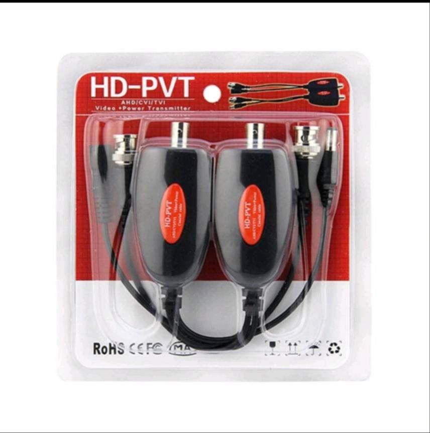 บาลัน HD-PVT ตัวแปลงจ่ายไฟไปกับสายRG6 สำหรับงานกล้องวงจรปิด | Lazada.co.th