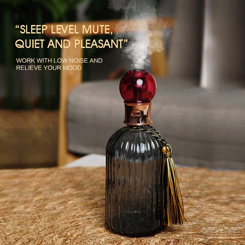 Retro Perfume Bottle Humidifier Glass Aroma Essential Oil Diffuser Air ...