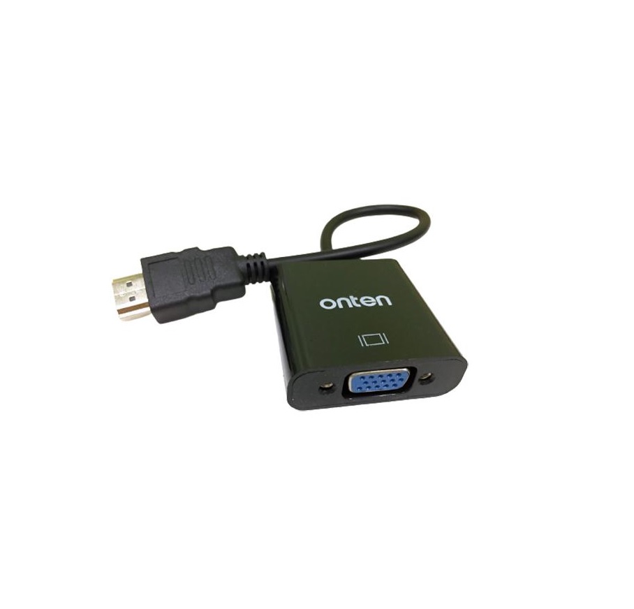 อุปกรณ์แปลงสัญญาณภาพ ONTEN OTN-5165 HDMI to VGA Adapter แปลงสัญญาณจาก ...