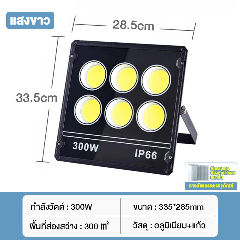 สปอตไลท์220vสนาม Spotlight LED ไฟสนามบาสเก็ตบอล โคมไฟถนน led กันน้ำ ...