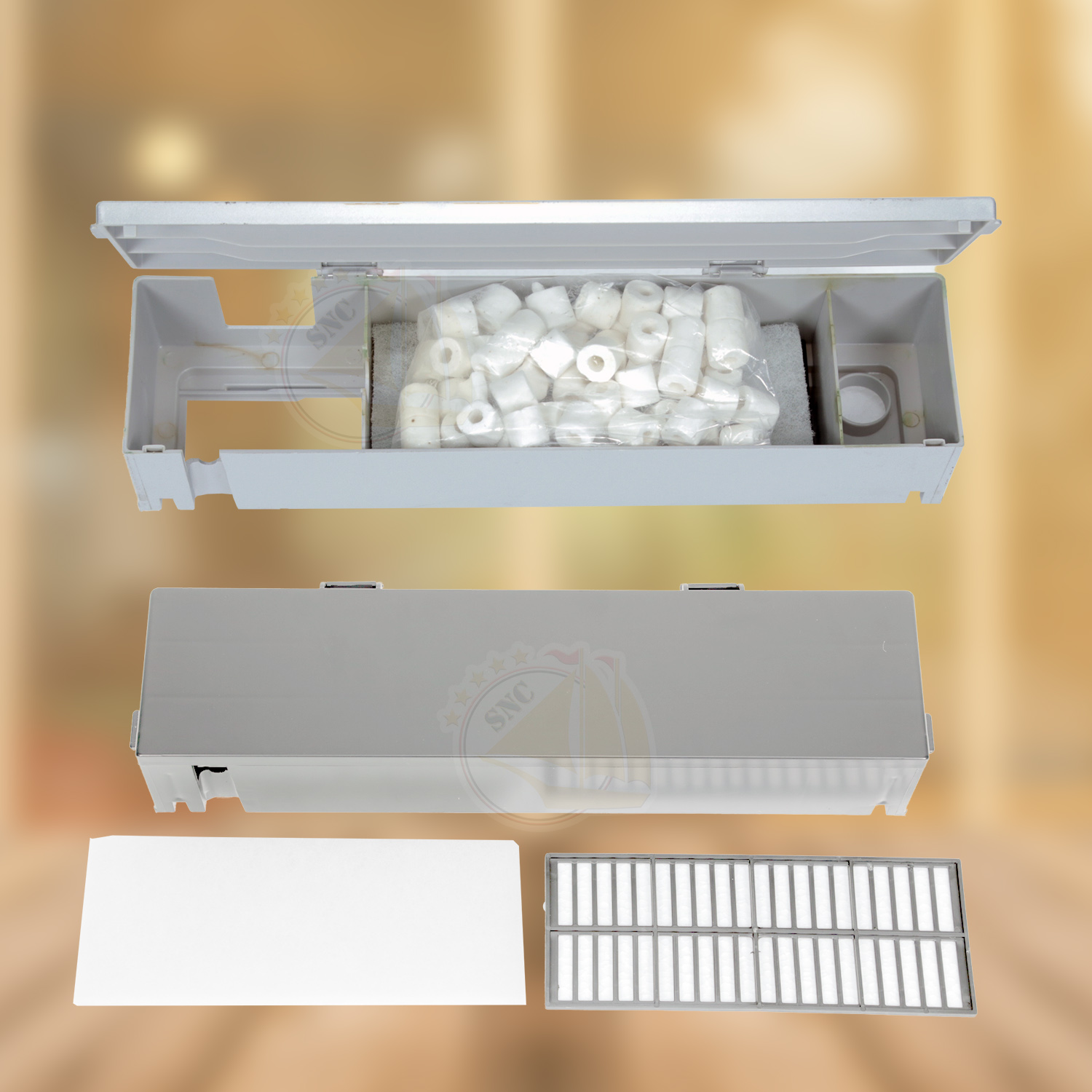 ตู้ปลานาโน JEBO R338 อุปกรณ์ครบพร้อมใช้ 4 in 1 (สีเงิน) - SNC FISHSHOP ...