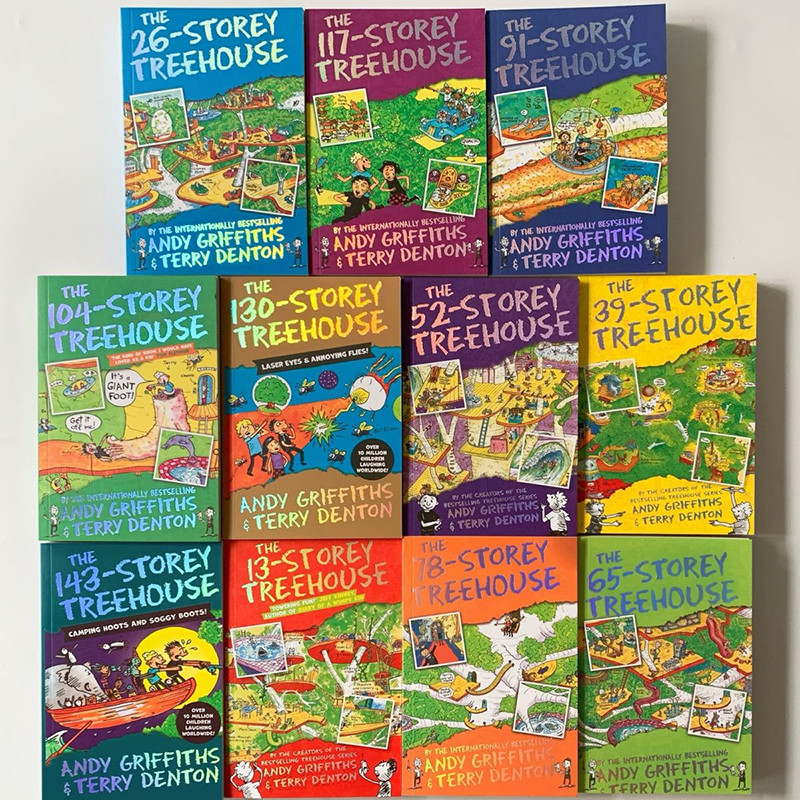12 BooksSet The Storey Treehouse Book Interesting Story Book Childrens ...