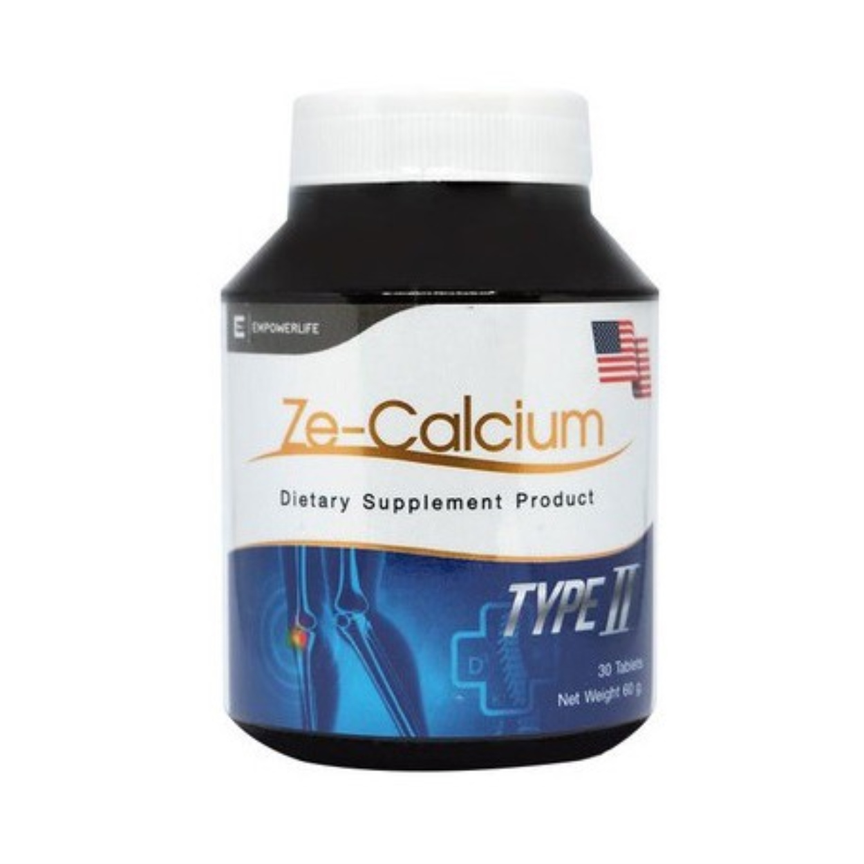 ZE-Calcium ZE Calcium Type II 30s./ 90เม็ด แคลเซียม คอลลาเจนไทพ์ทู ...
