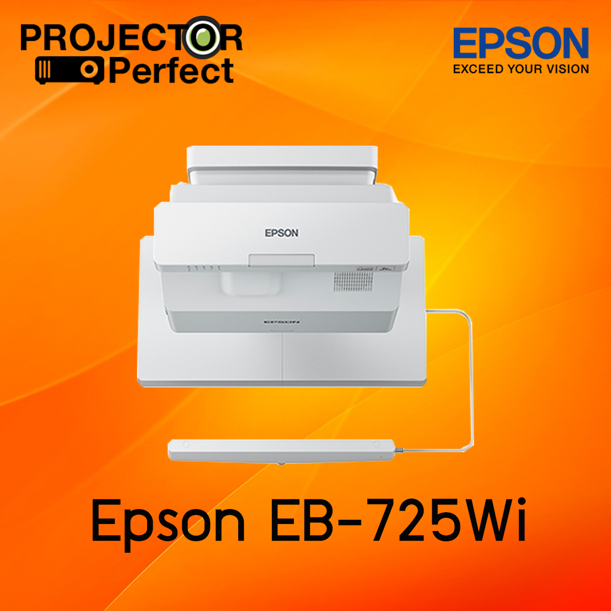 Epson EB-725Wi WXGA 3LCD Interactive Laser Projector with Built-in ...
