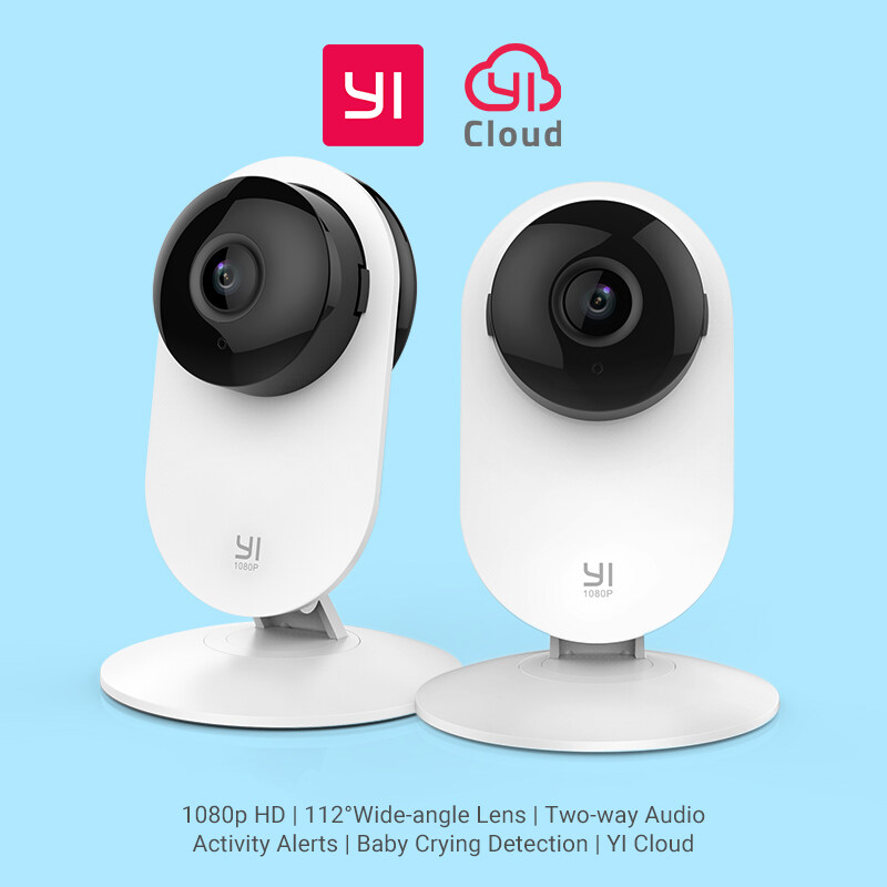 YI Home 1080P Camera 2pcs set Baby Crying Detection Night Vision WIFI ...