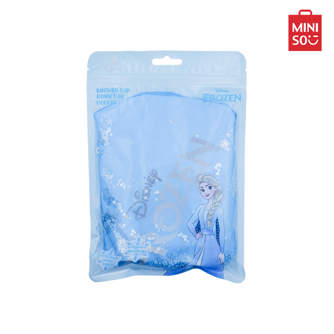 Miniso หมวกคลุมผมอาบน้ำ ลวดลายคอลเลคชั่น Disney Frozen 2.0 แบบวิ้งๆ ...