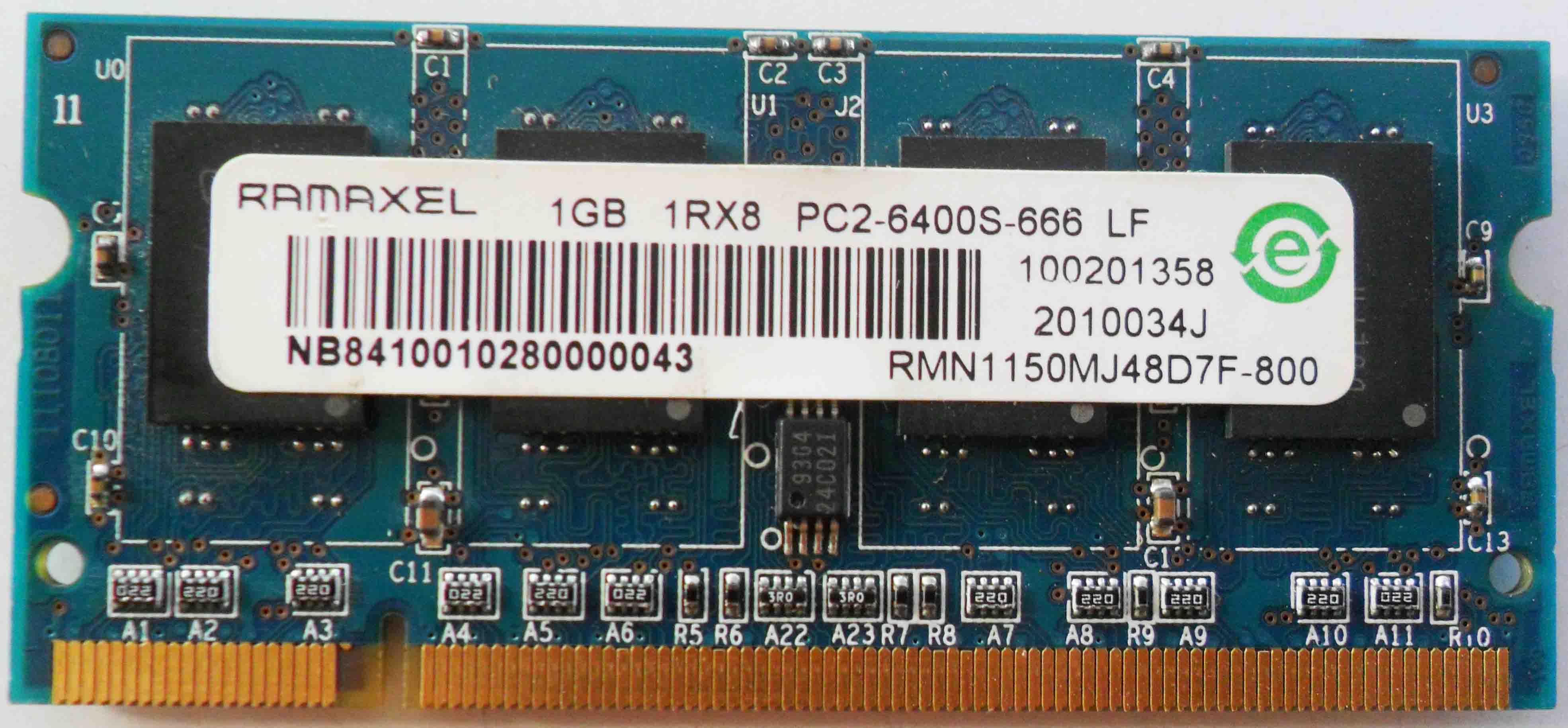 RAM DDR2(800 NB) 1GB RAMAXEL | Lazada.co.th