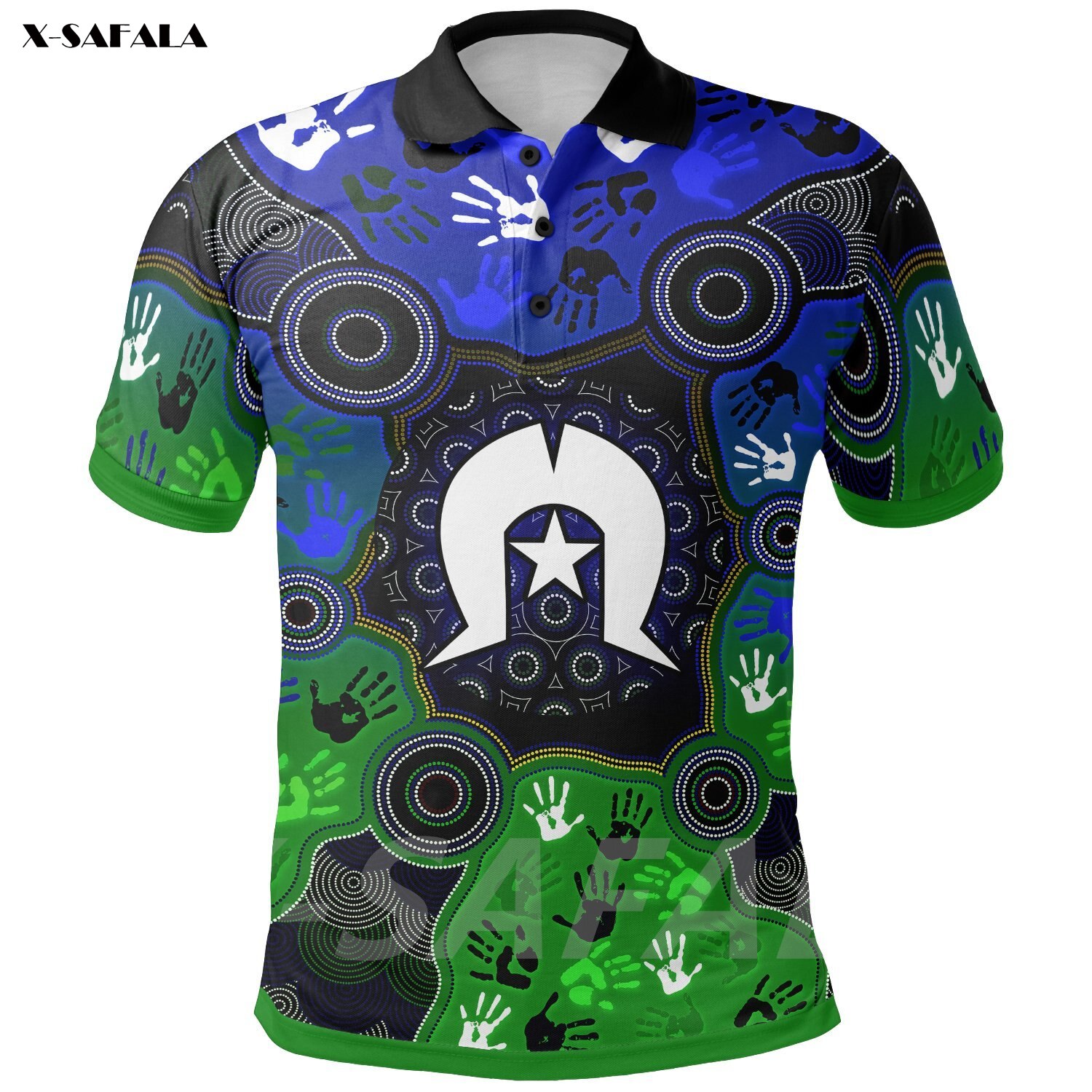 Brand-new ABORIGINAL Torres Strait Symbol 3D Printed High Quality New ...
