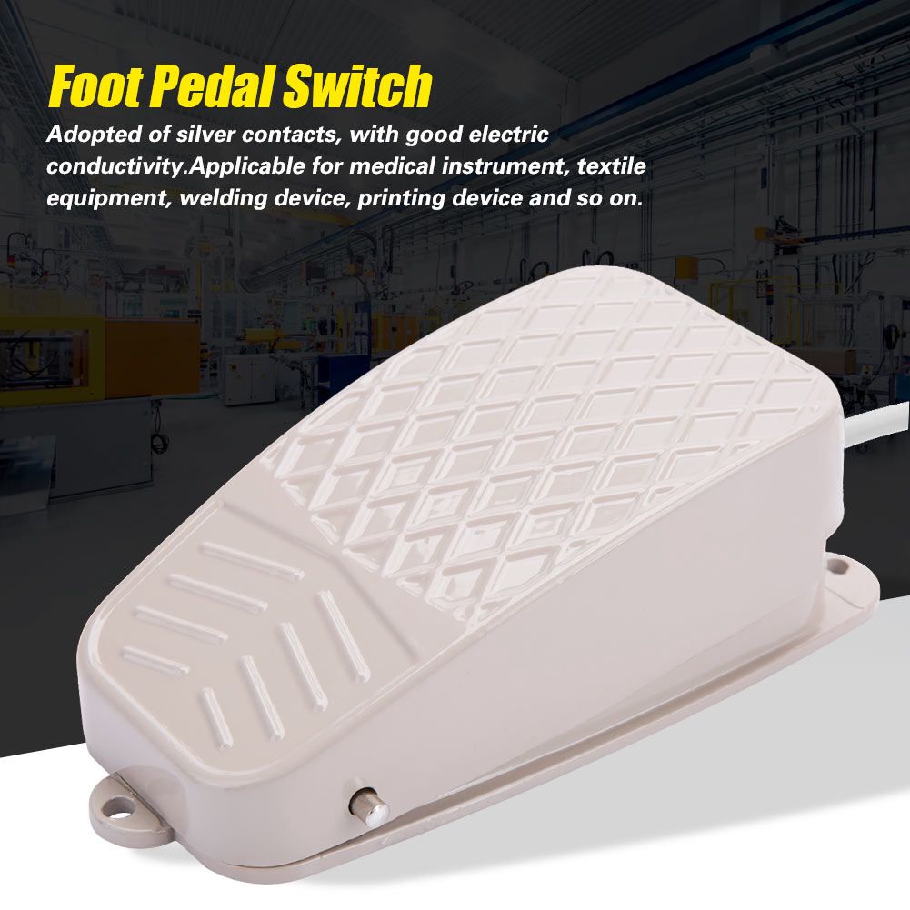 【ราคาถูกสุด】FootswitchTFS-3 250V ไฟฟ้า AC เหยียบ Nonslip TFS-3 TFS-3 อะ ...