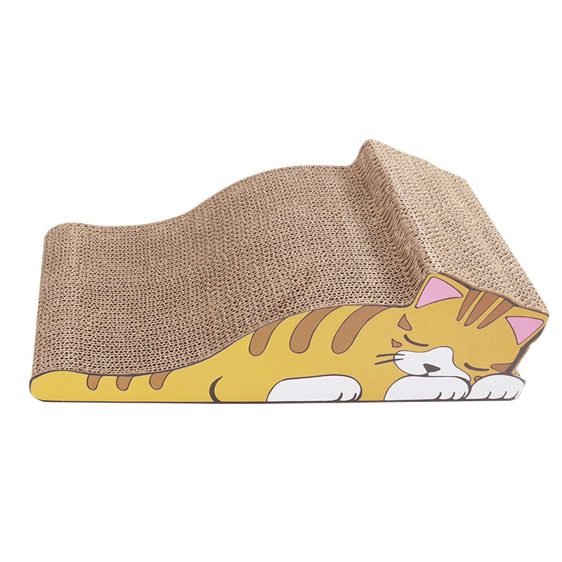Pet Cat Paper Scraper Board Kitten Scratching Post for Cats Scratcher ...