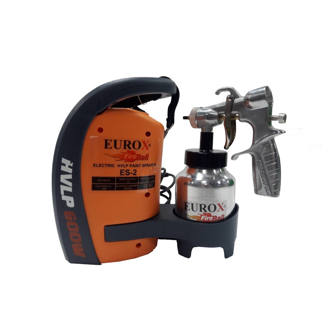 ES-2 EUROX กาพ่นสีไฟฟ้า เหมือนกาพ่นสีจริง กาทำจากมิเนียมแท้ ไม่กลัวทินเนอร์ สมบัติการันตี l ...