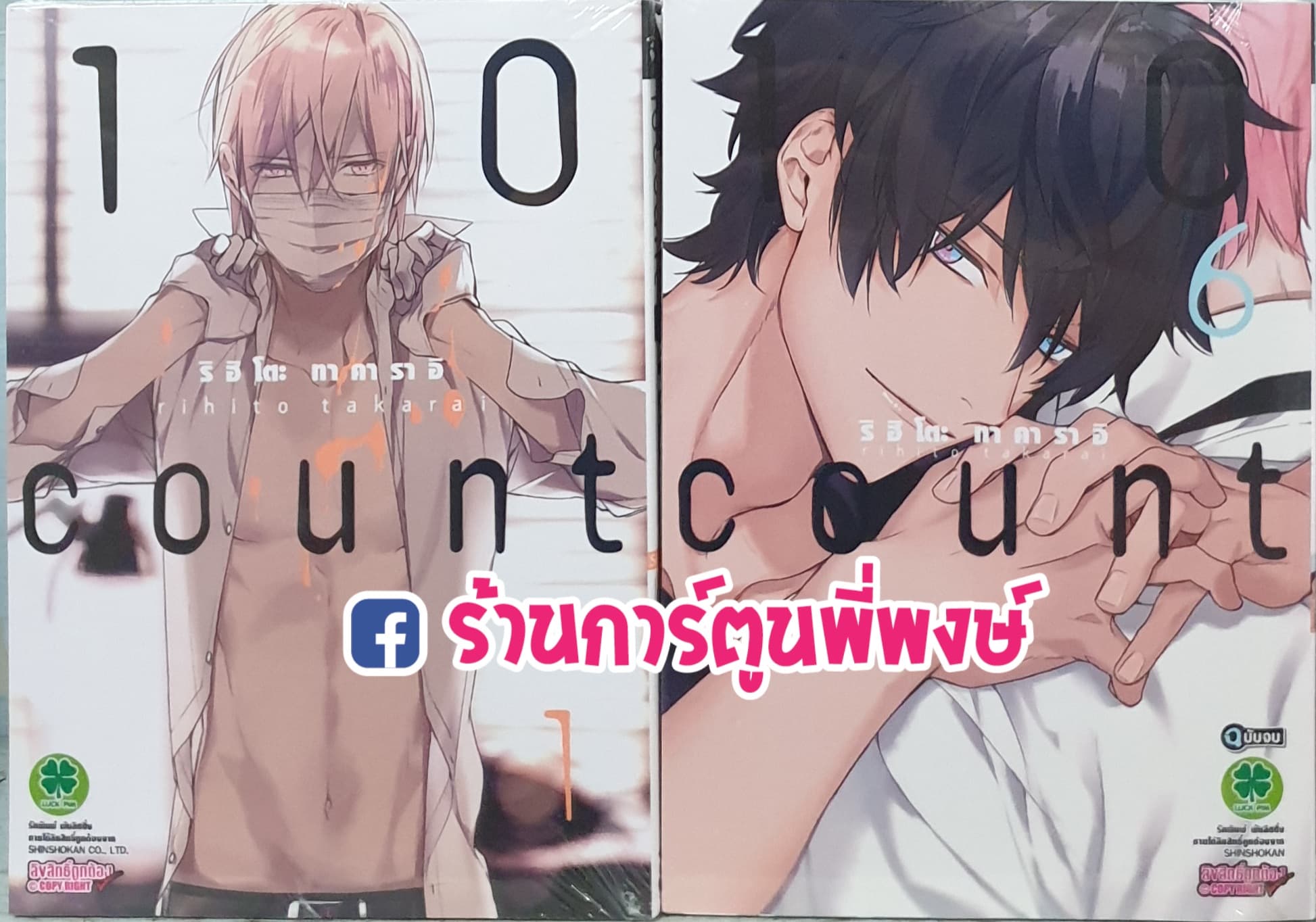 10count (ชุด) 1-6 จบ หนังสือ การ์ตูน มังงะ วาย Y Yaoi 10 count Ten count Tencount นับสิบ เท็น ...